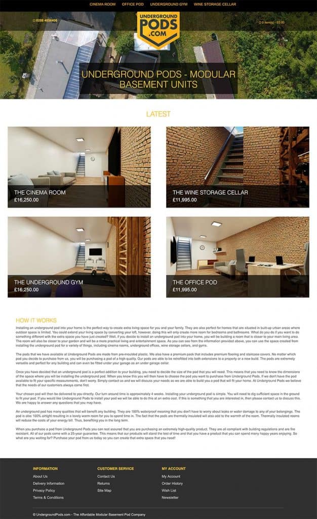 Underground Pods - JPS Media Ltd